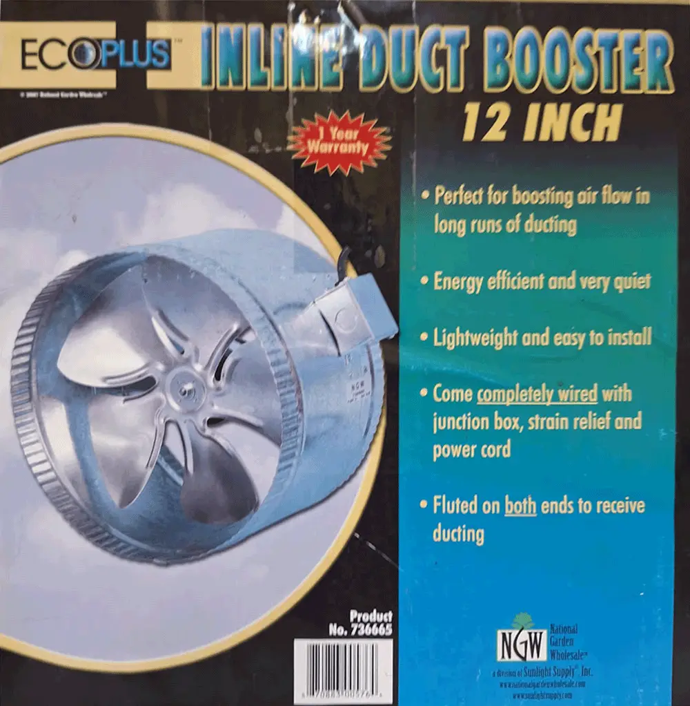 EcoPlus Inline Duct Booster 12" – IGHSUPPLY